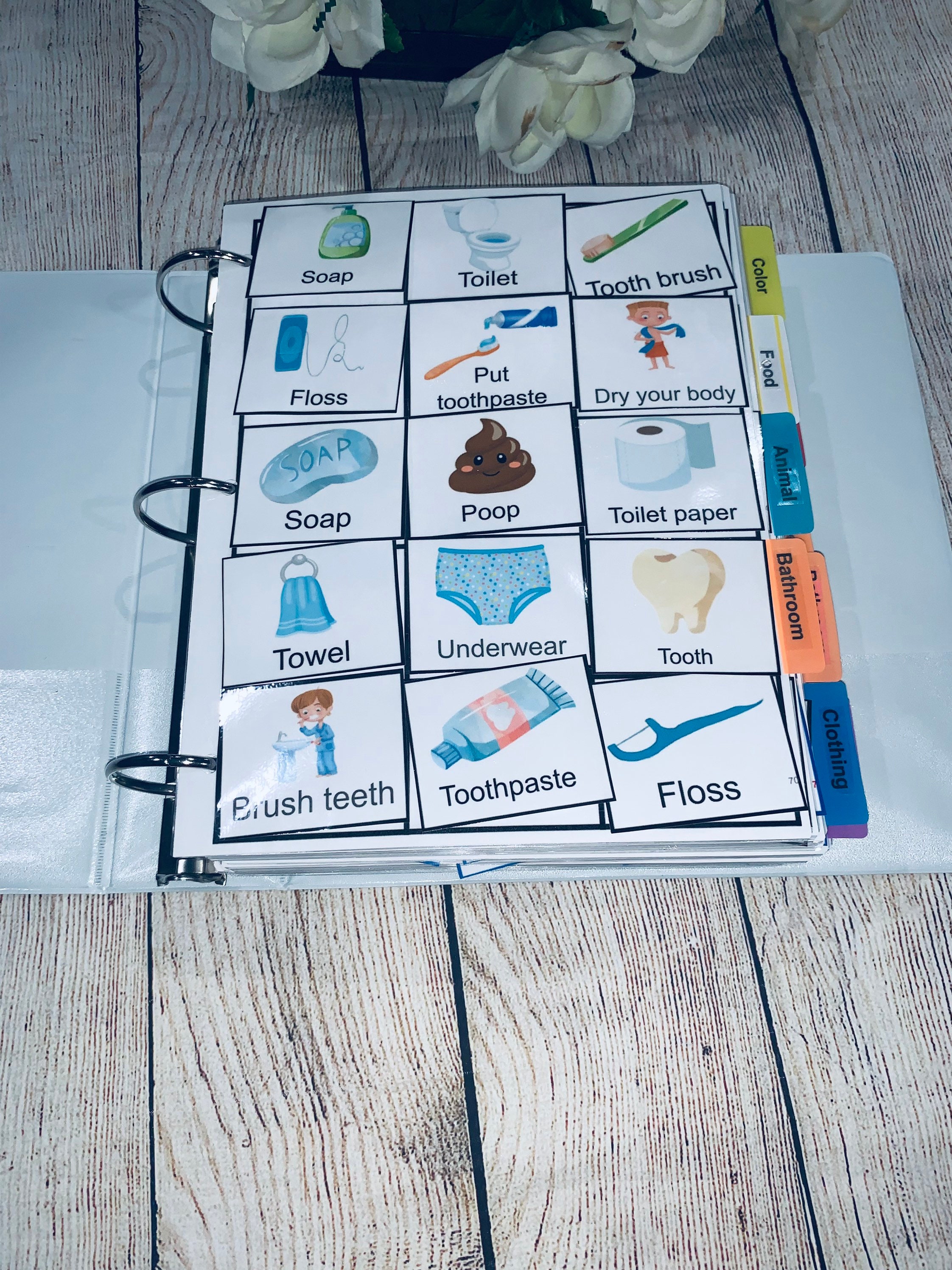 110 Real Life Autism Communication Pictures Cards Bundle Speech ABA ...