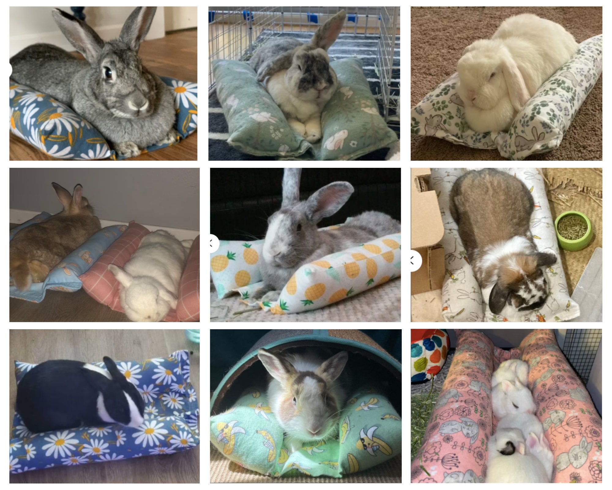 Bunloaf Pillow Snuggle Bed Cuddle Bunny Bed | Etsy