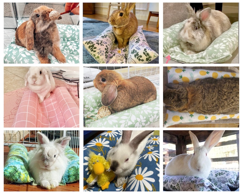 Bunloaf Pillow Snuggle Bed Cuddle Bunny Bed - Etsy