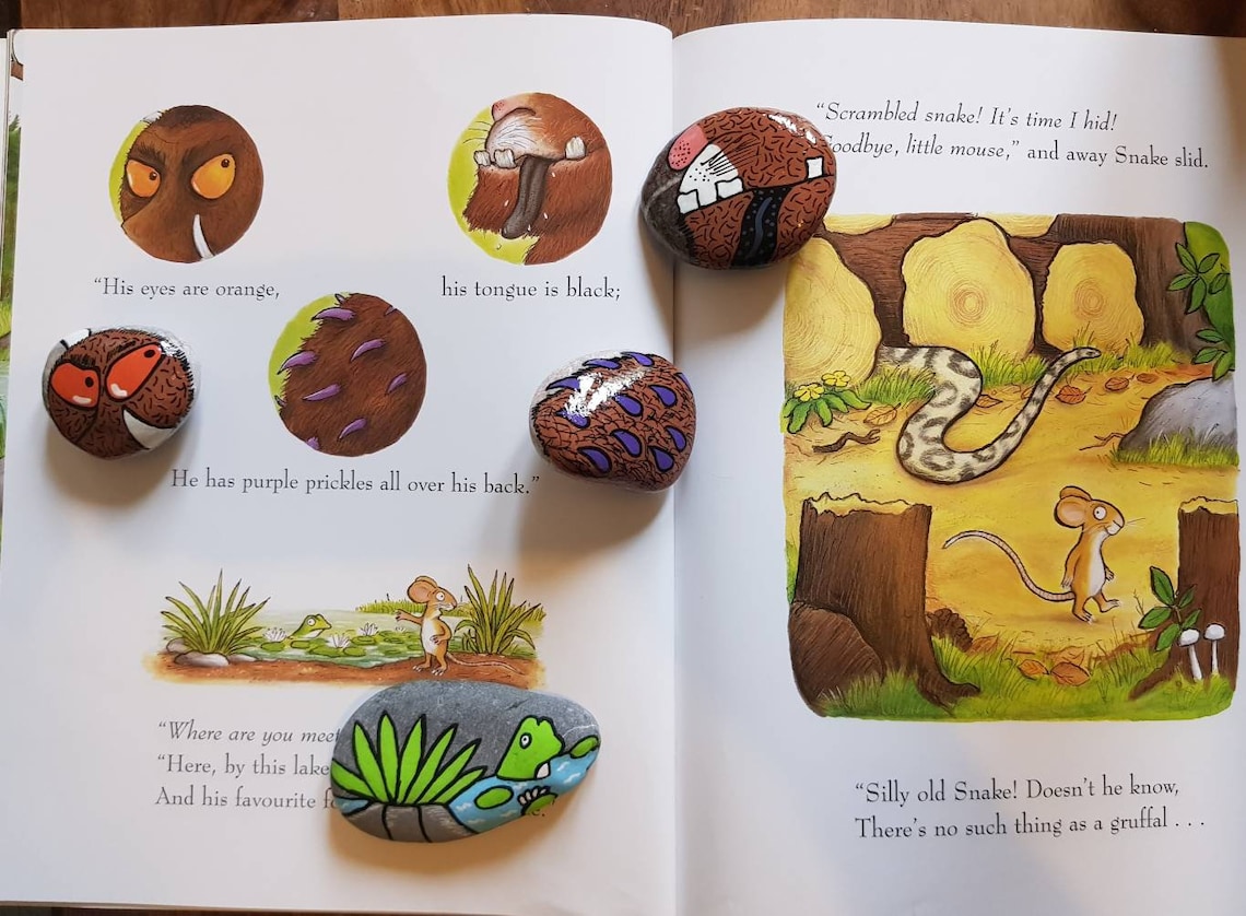 The Gruffalo Story Stones/julia Donaldson/the | Etsy UK