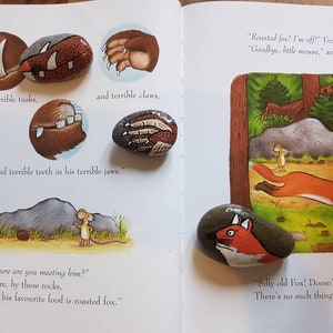The Gruffalo Story Stones/julia Donaldson/gruffalo/paint - Etsy UK