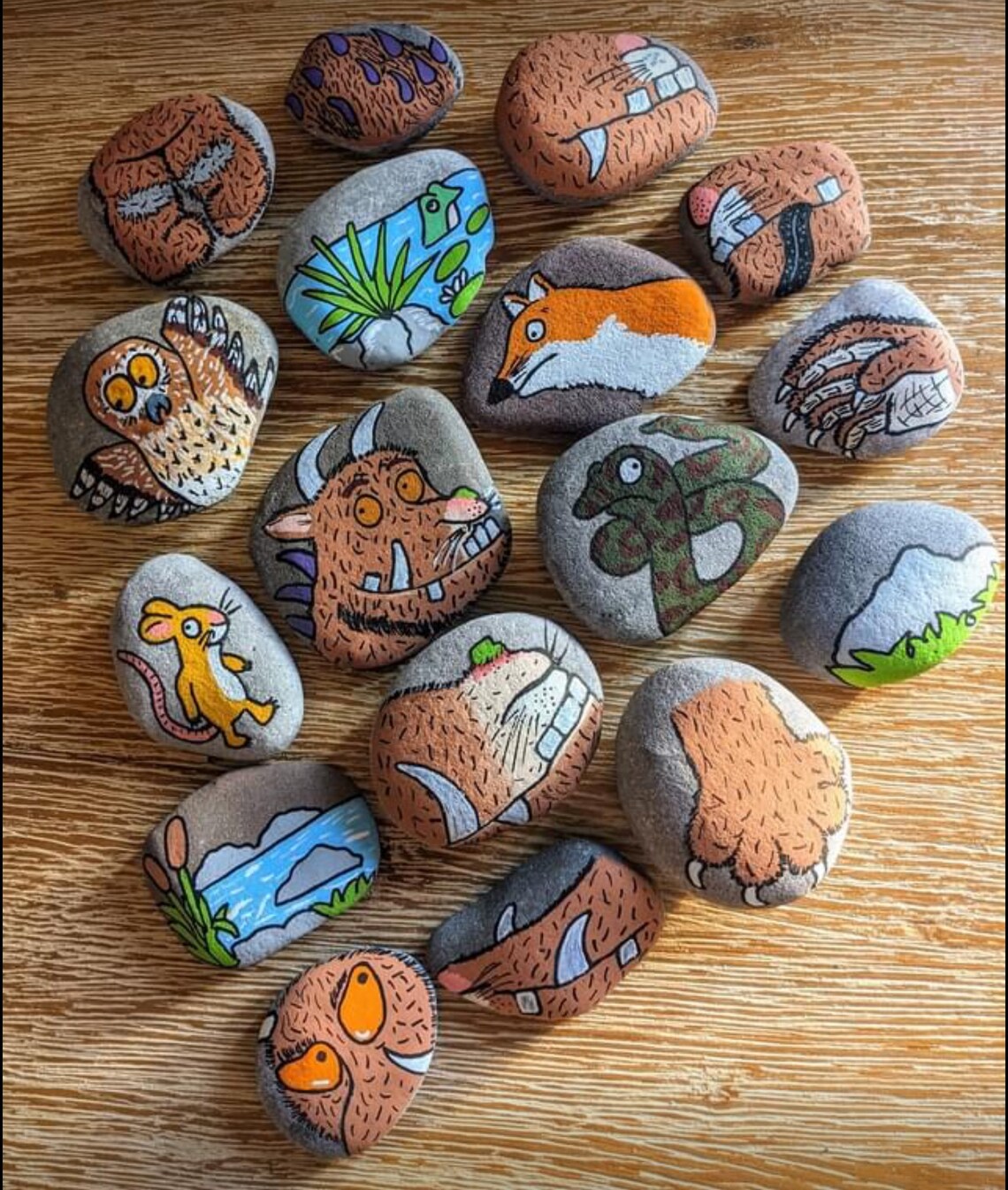 The Gruffalo Story Stones/julia Donaldson/the | Etsy UK