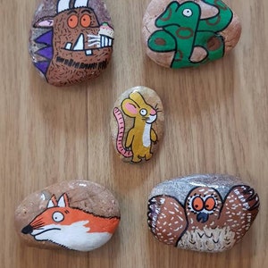 The Gruffalo Story Stones/julia Donaldson/gruffalo/paint - Etsy UK