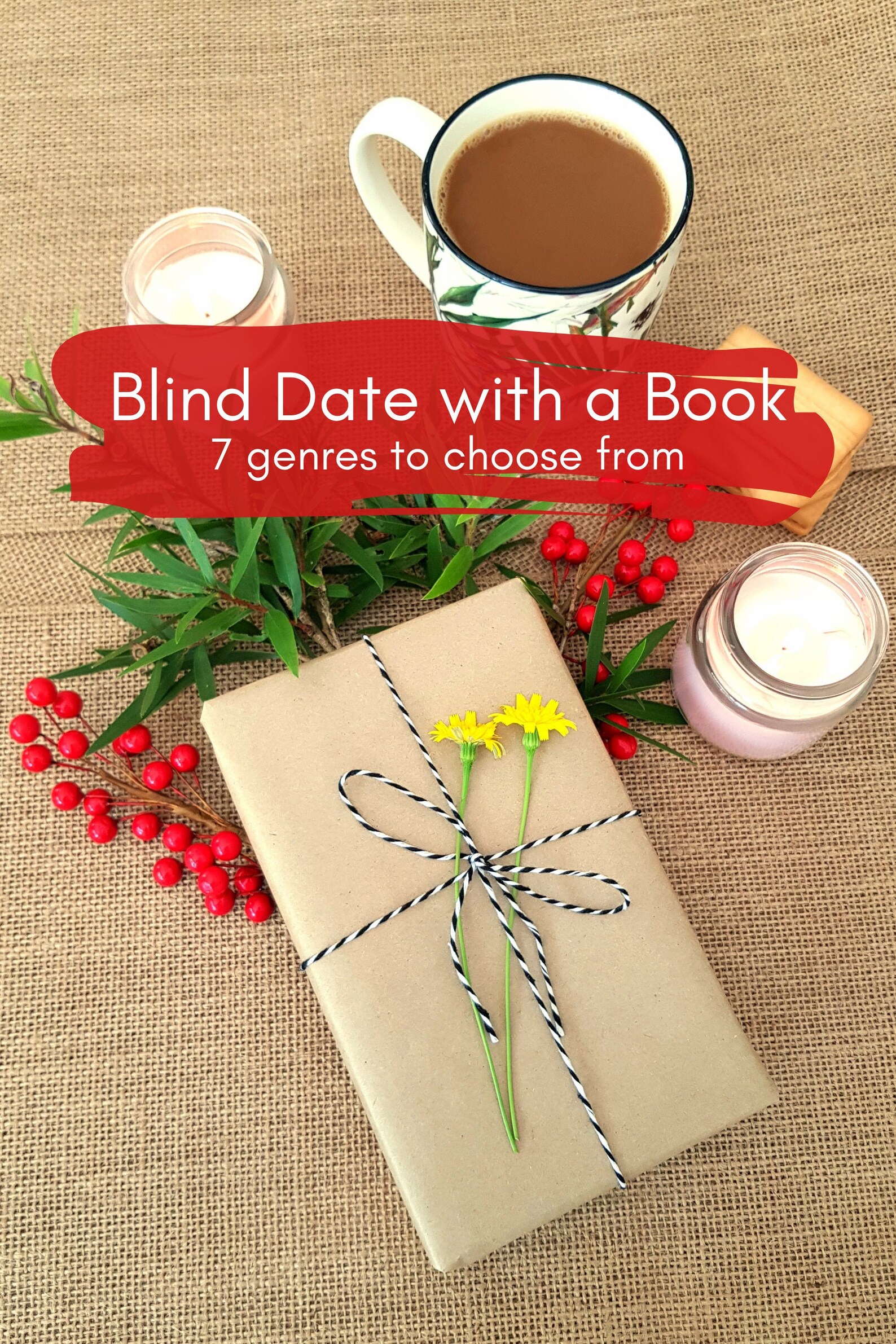 Blind Date With A Book Choose your genre FREE BOOKMARK | Etsy