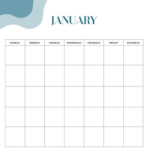 A4 Monthly Planner, Daily Planner, Printable Planner Downloadable ...