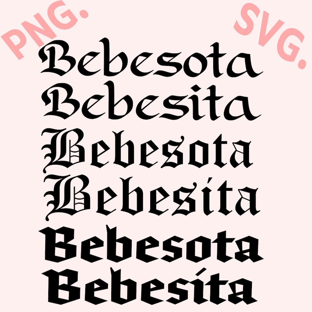 Bebesita / Bebesota SVG. PNG. - Etsy