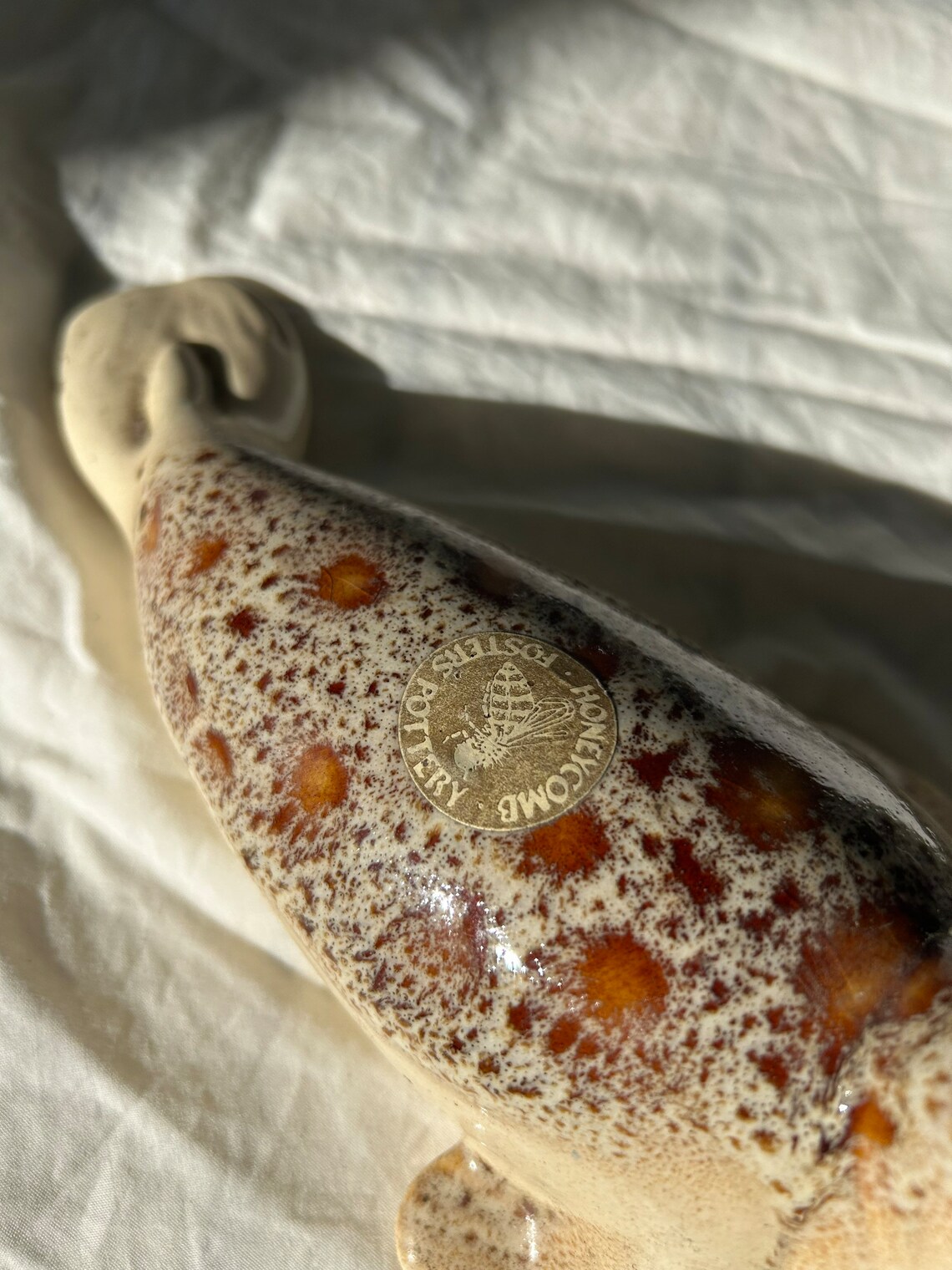 Vintage Fosters Pottery Honeycomb Glaze Seal - Etsy