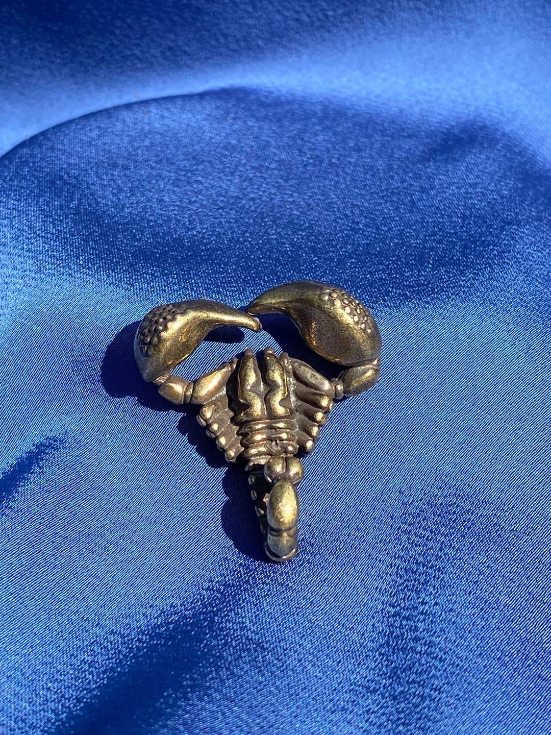 Vintage Brass Scorpion - Etsy