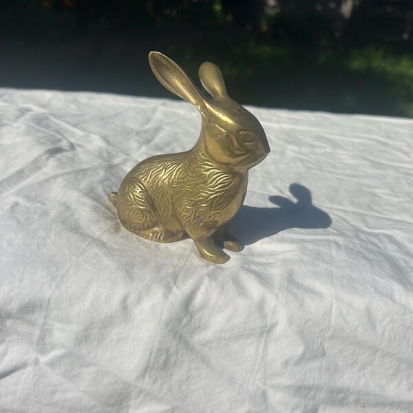 Brass Rabbit - Etsy