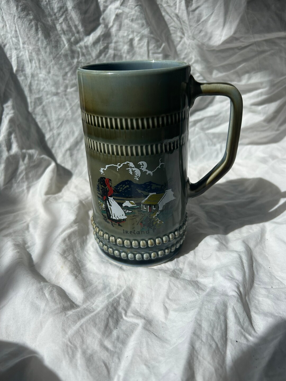 Vintage Irish Wade Pottery Tankard - Etsy