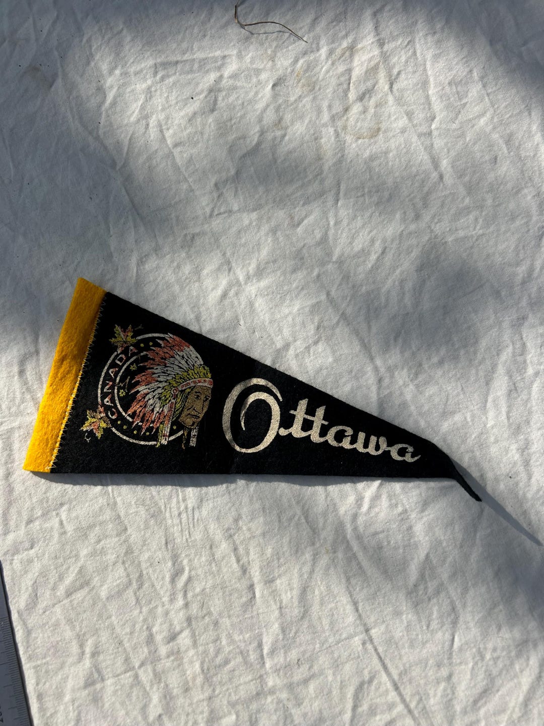 Vintage Ottawa Canada Pennant Flag - Etsy