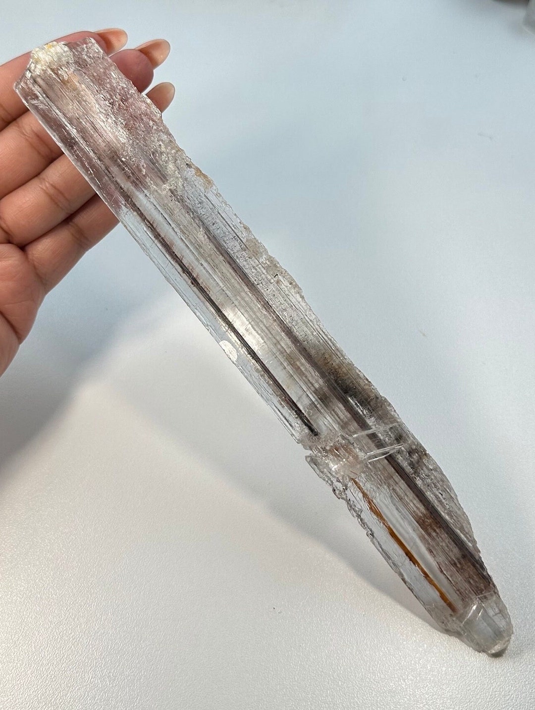 XL Gypsum Var Selenite, Stibnite, Hematite Rod - Etsy