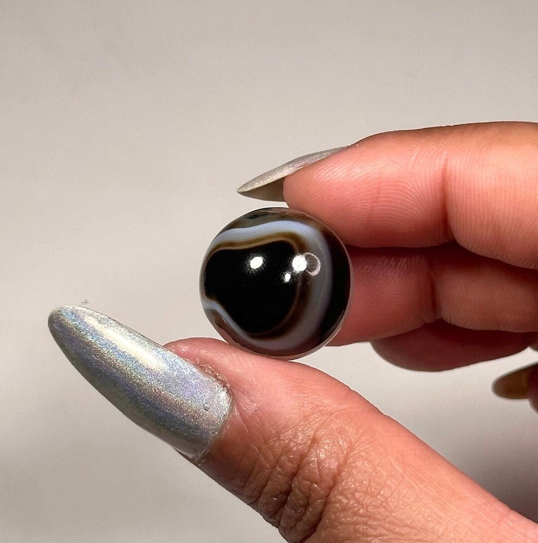 Agate Eyeball Mini Sphere 1.7 Cm - Etsy