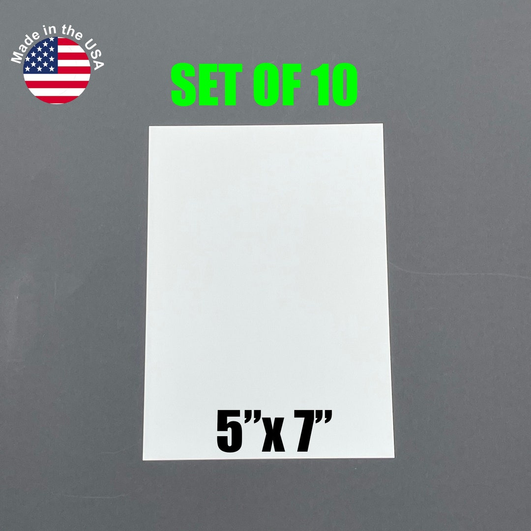 5 X 7 Aluminum Dye Sublimation Blanks 10 Pcs - Etsy
