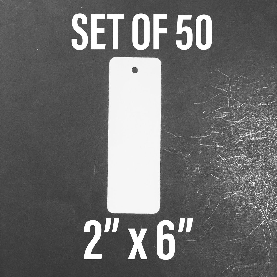 2" X 6" Sublimation Aluminum Bookmark - 50pcs - Etsy