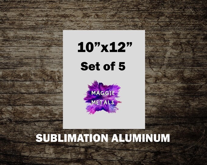 8"x12" Aluminum Sublimation Street Sign Blanks - Set of 10 - Etsy