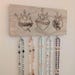 Three Hearts Wooden Rosary Rack Hanger - Etsy