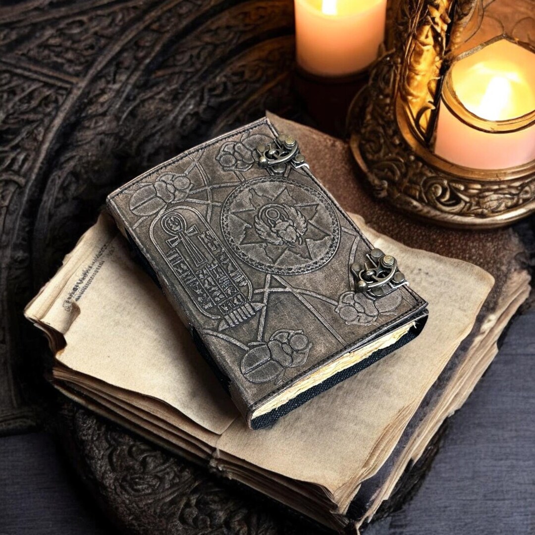 The Book of Hamunaptra Grimoire Leather Journal Book of the Dead the ...