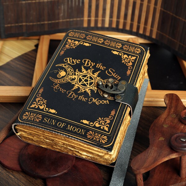 Dark Academia Journal Wiccan Notebook Astrology Journal Vintage Style ...