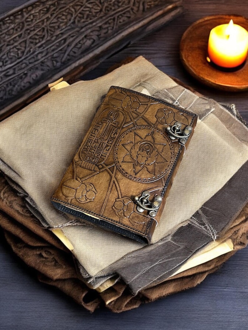 The Book of Hamunaptra Grimoire Leather Journal Book of the Dead the ...