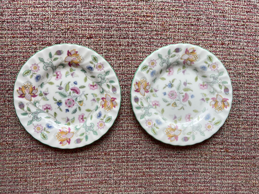 Minton Haddon Hall Bread Plates - Etsy