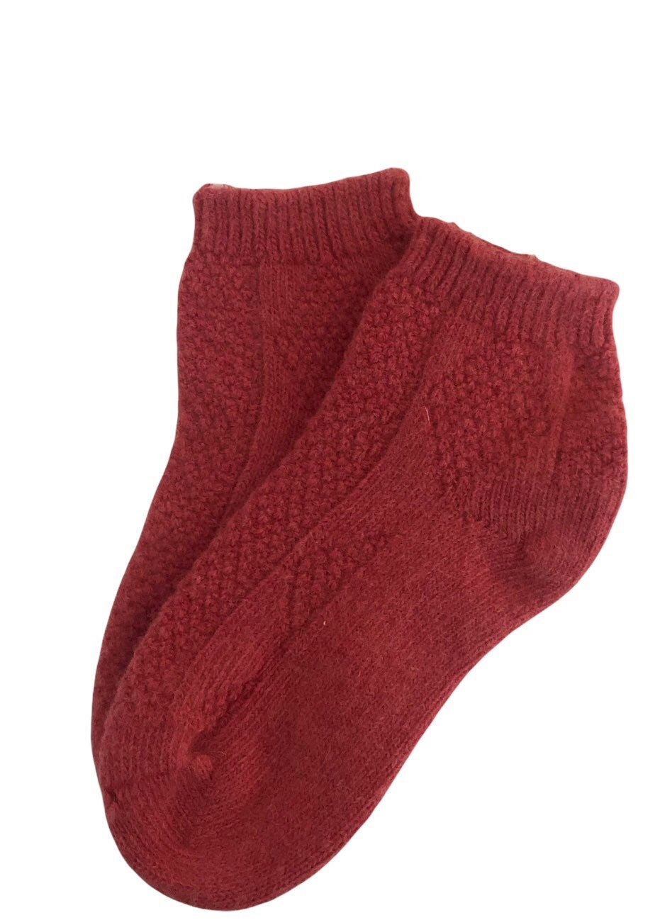 Wool Socks - Lambswool Socks - Crews Mini Socks - Winter Socks -gift ...