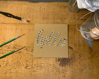Get Well Soon Handwritten Calligraphy Card - Etsy