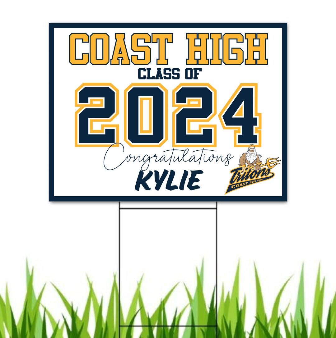 Custom Graduate Yard Signs- 12 Piece Minimum Order - Etsy