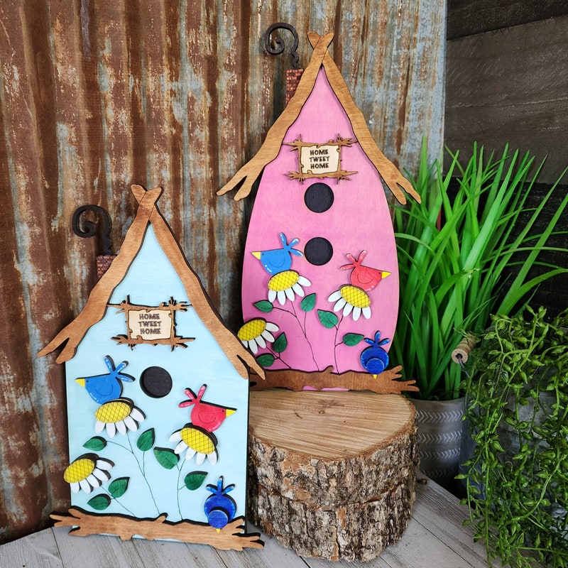 Whimsical Birdhouse - Etsy