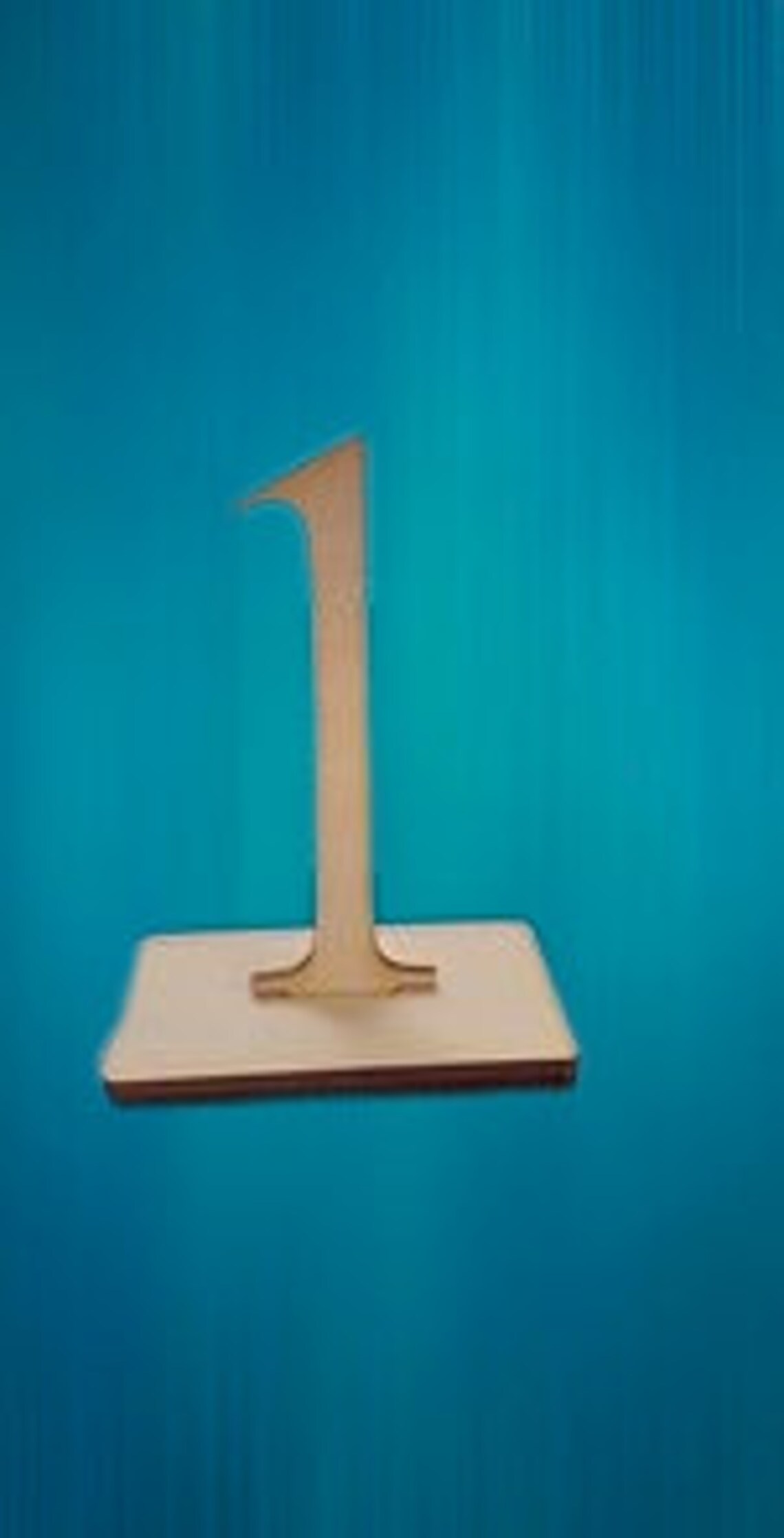 Freestanding Table Numbers With Display Stand SVG Digital Download ...