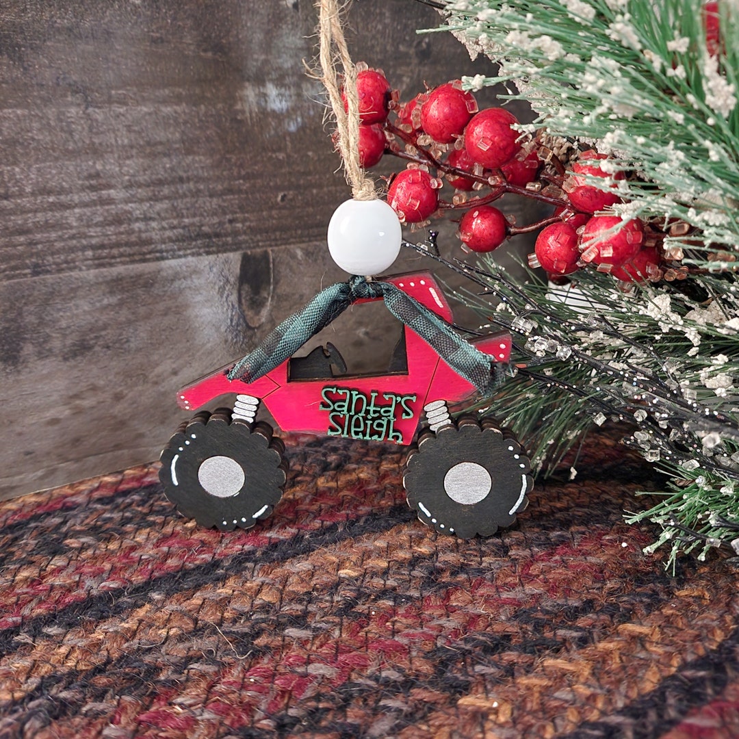 ATV Christmas Ornament: Personalized Holiday Decor, Gift Tag - Etsy