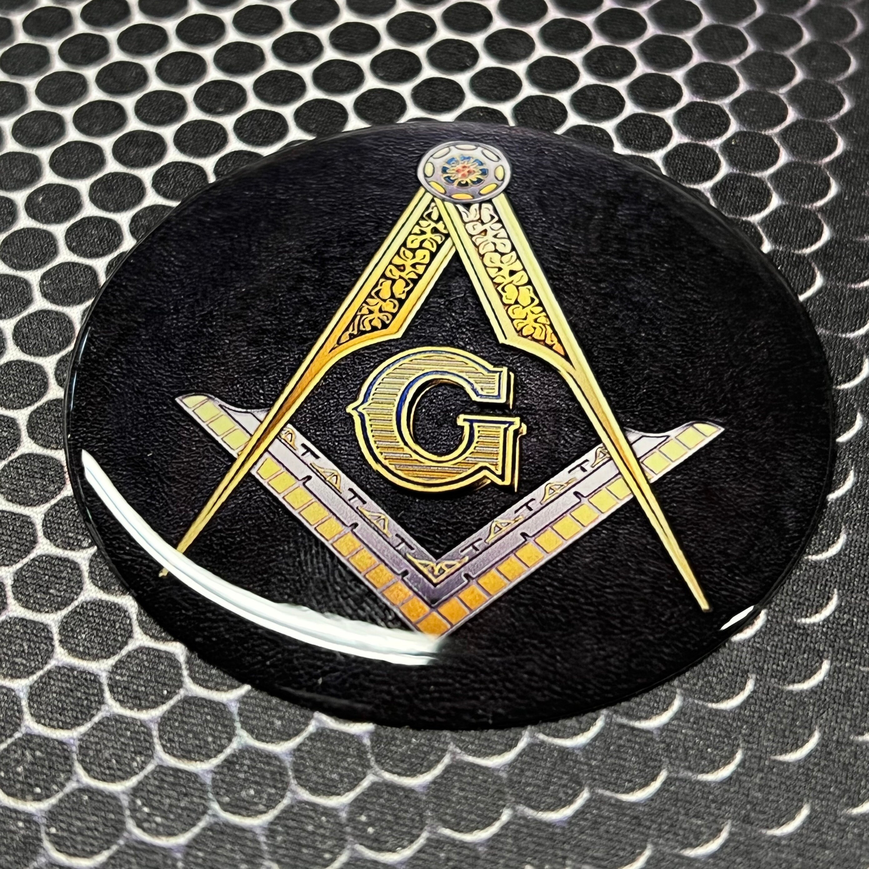 Mason Masonic Freemason Domed Decal Car Emblem 3D Sticker - Etsy