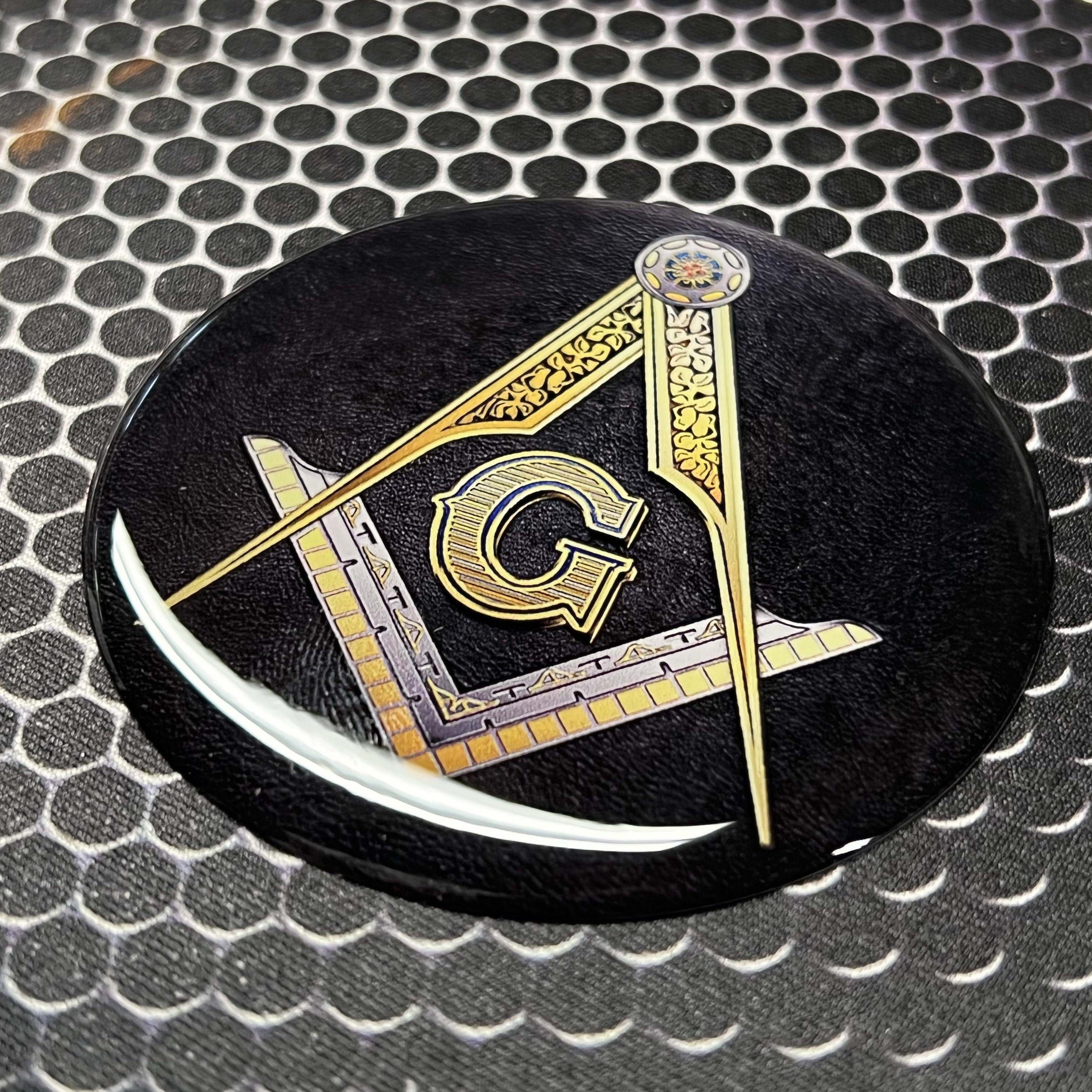 Mason Masonic Freemason Domed Decal Car Emblem 3D Sticker - Etsy