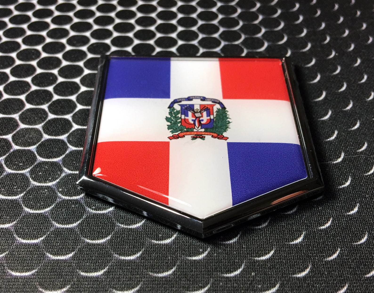 Dominican Republic Flag Domed CHROME Emblem Proud Flag Car 3D - Etsy