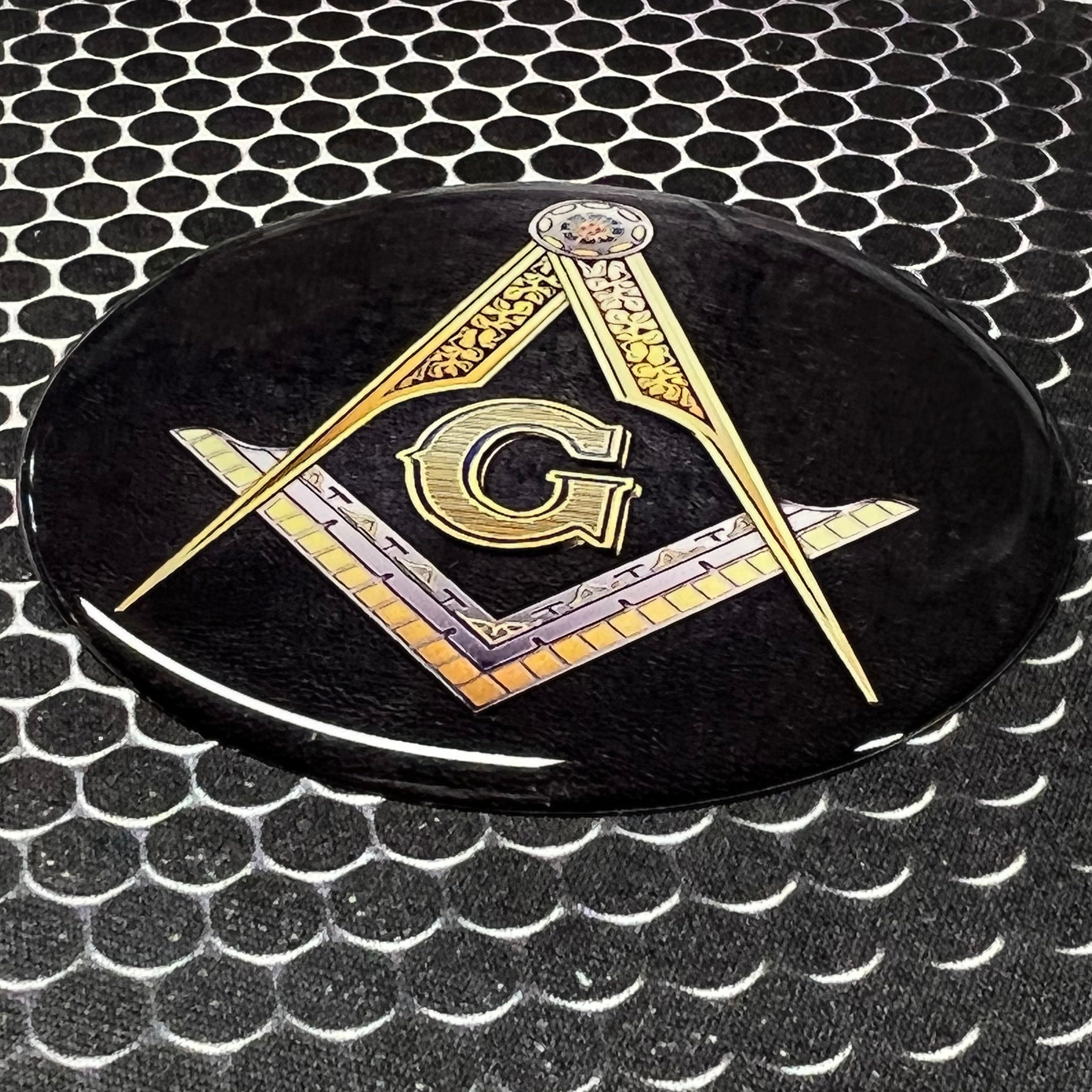 Mason Masonic Freemason Domed Decal Car Emblem 3D Sticker - Etsy