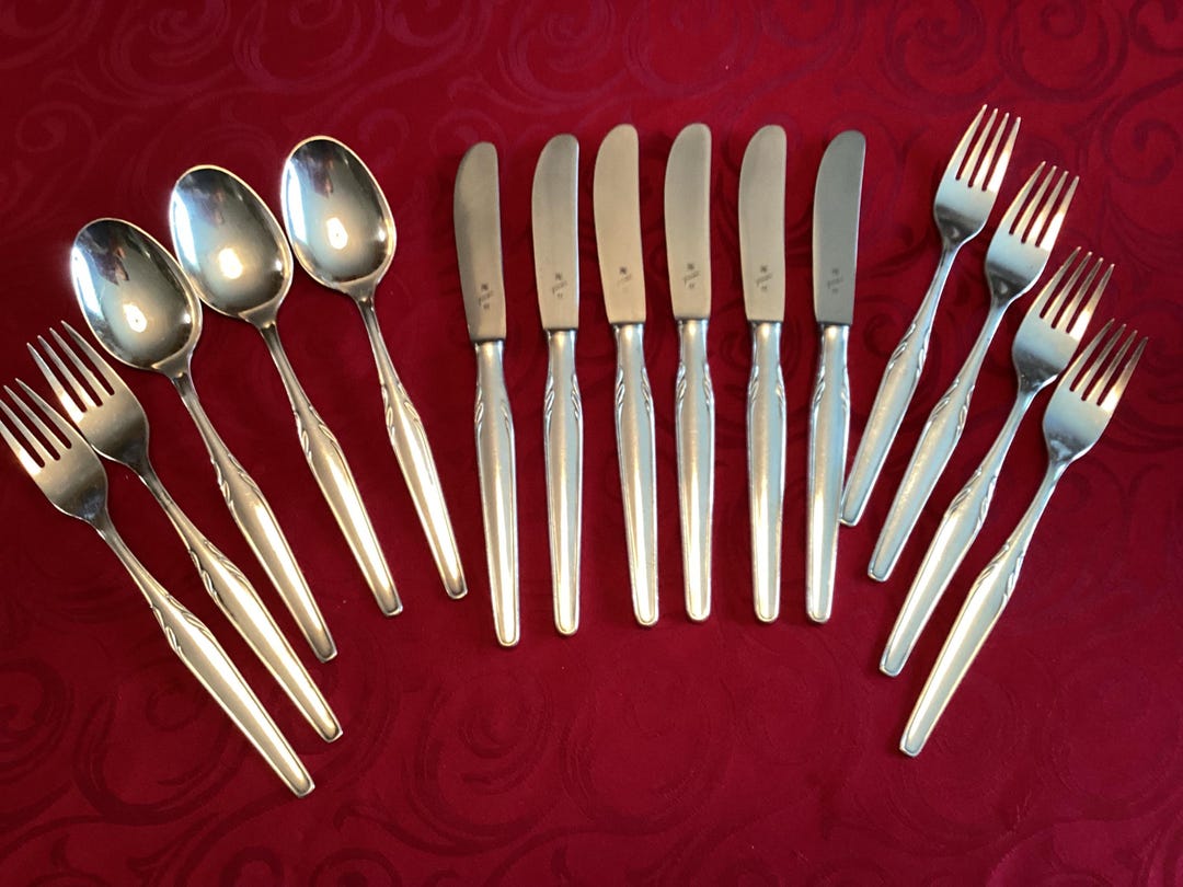 17 Pieces of Friodur WMF Henchell Silver Plated German Silverware ...