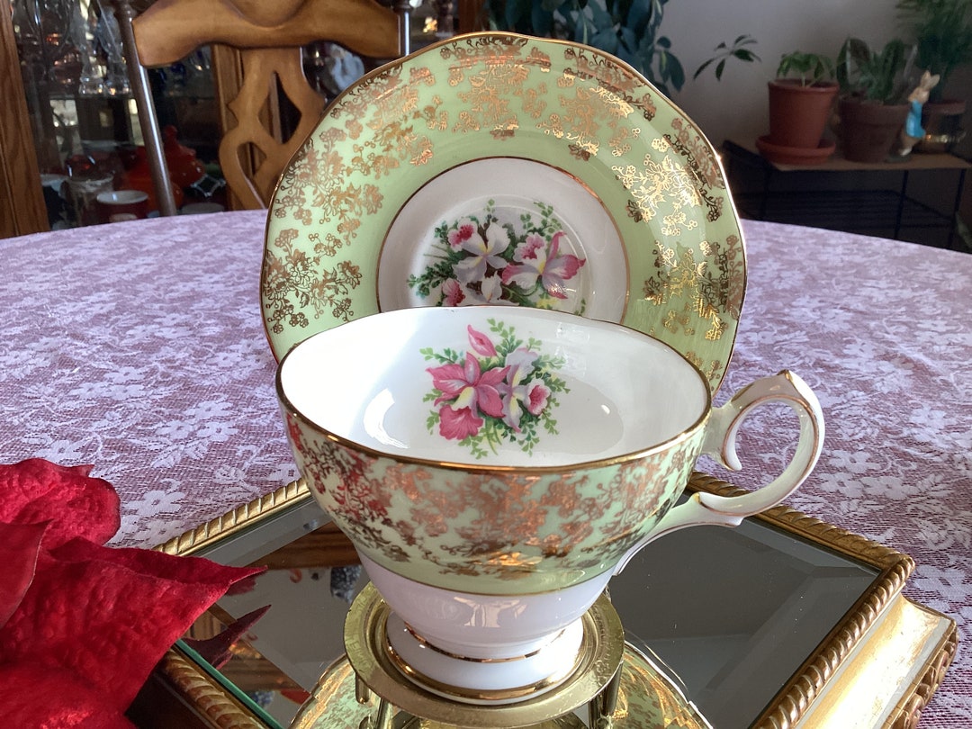 Queen Anne Elegant Tea Cup and Saucer Great Mothers Day Gift - Etsy