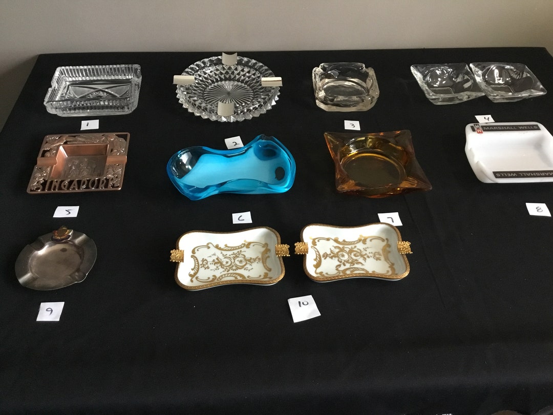 A Selection of 10 Quality Vintage Ashtrays to Choose From One for ...