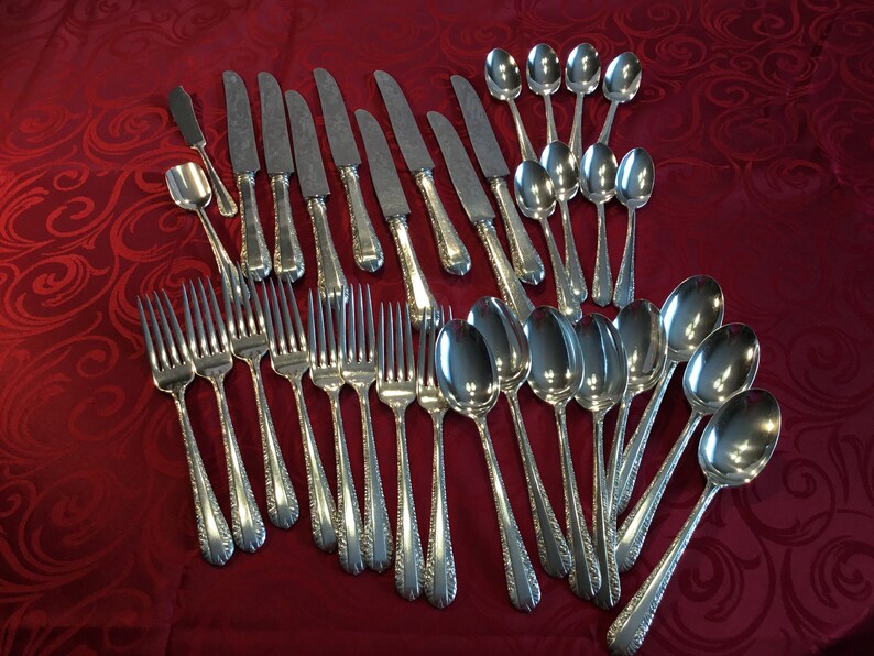 Vintage Mayflower Pattern Kings Plate Silver Plates Mcglashan - Etsy