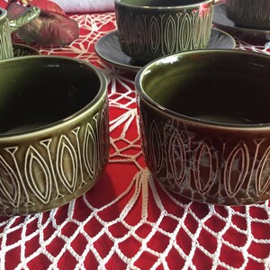 Gorgeous Set of 5 Stamped Tams England Tea Cups and Saucers / Tea Cups ...