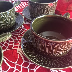 Gorgeous Set of 5 Stamped Tams England Tea Cups and Saucers / Tea Cups ...