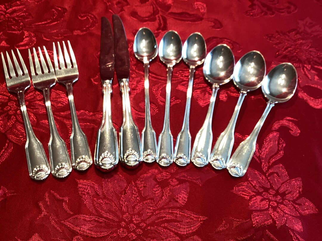 Silver Shell Pattern Oneida Community Silver Plated Replacement Pieces ...