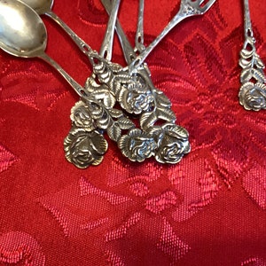 800 Sterling Antiko 800 Decorative Ornate Roses /pattern Hildesheim ...