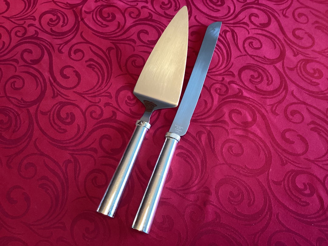 Lenox Kate Spade New York Cake Knife and Cake Server Spatula Set Silver ...