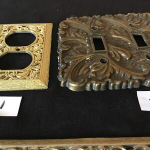 Beautiful Selection of Antique/ Vintage Light Switch Plates/ Hard to ...