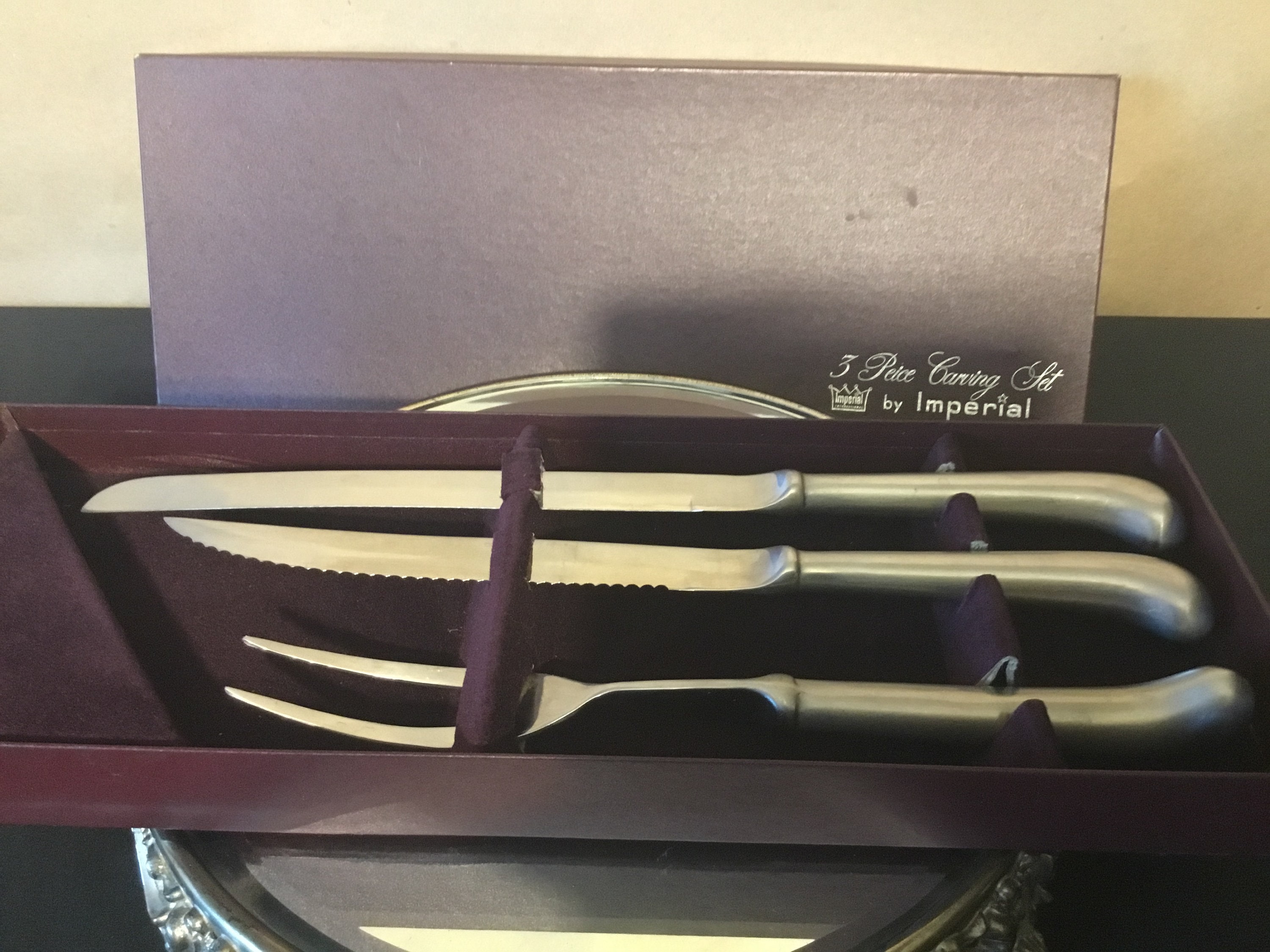 Vintage Imperial 3 Piece Carving Set Still in Original Box - Etsy