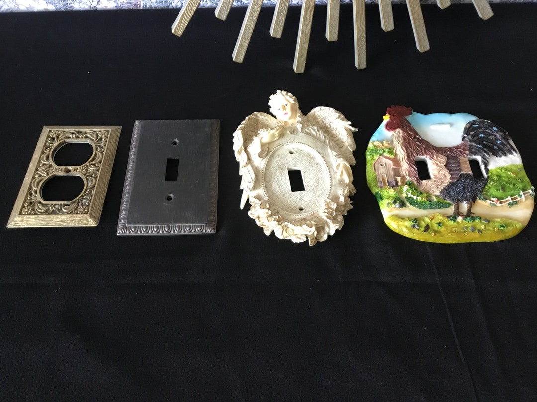 Switch / Plug Plates Metal / Resin 4 Different Styles to - Etsy