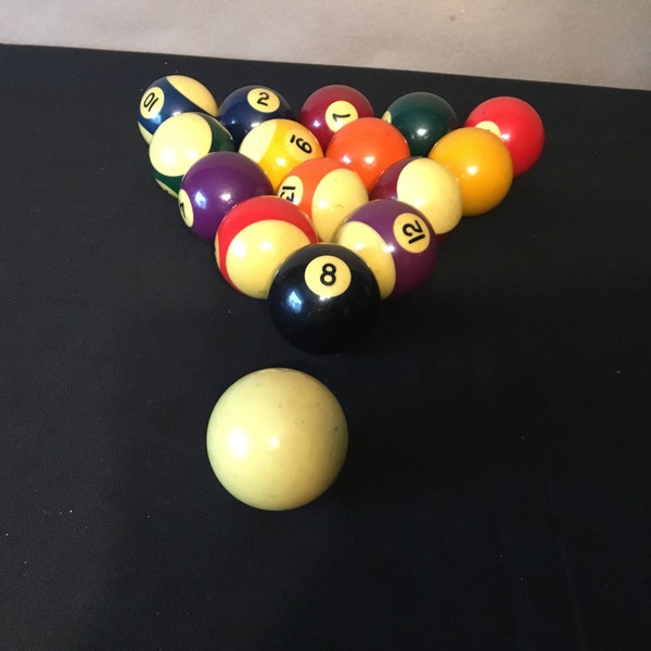 Vintage Pool Balls - Etsy