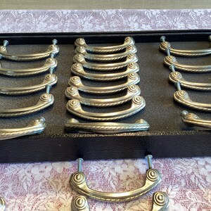 Art Deco Silver Metal Drawer Pulls Being Sold in Different Quantities ...