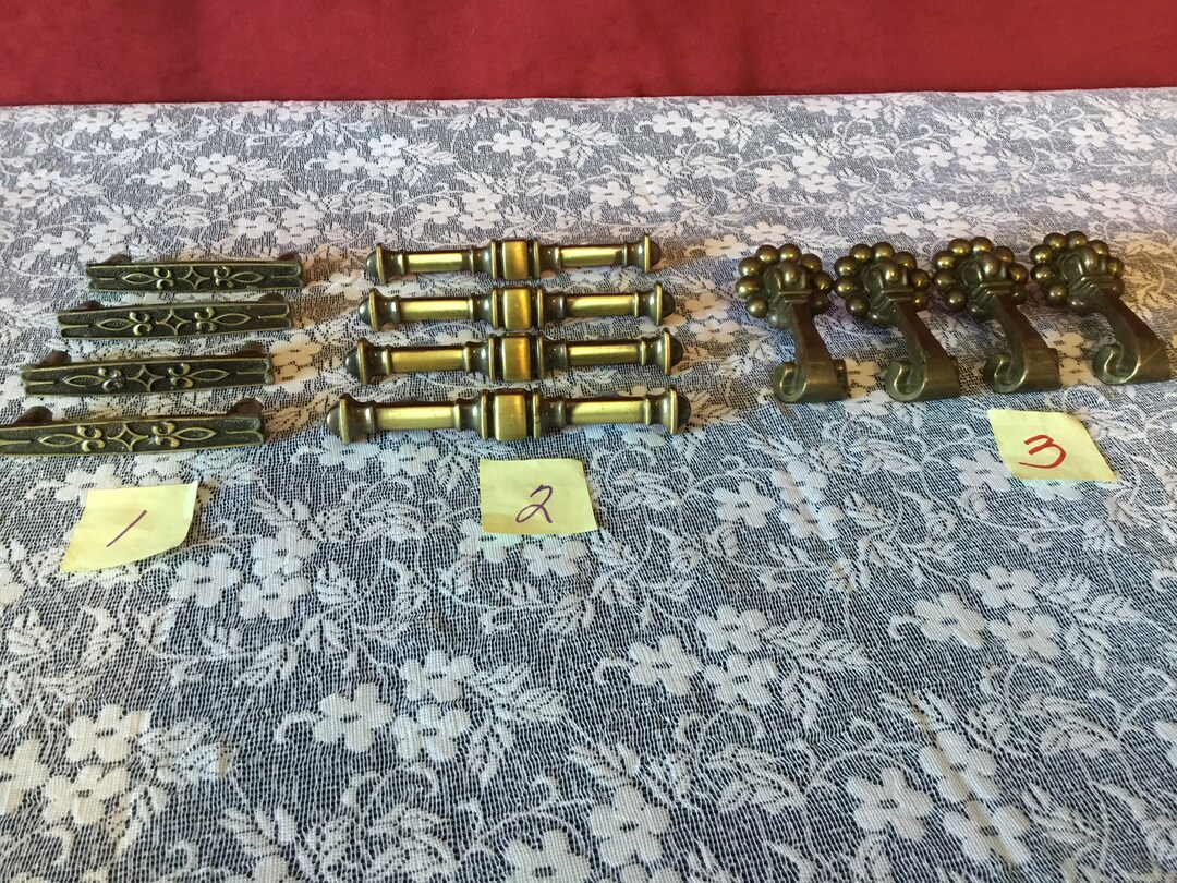 Selection of 3 Different Types of Drawer / Dresser / Cabinet Pulls All ...